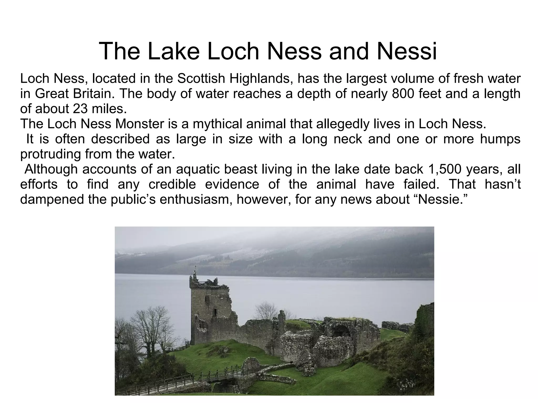 The Loch Ness Monster | PPT