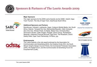 The Loerie Awards 2009 | PPT