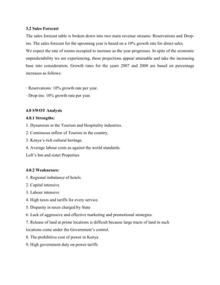 The loft-Hospitality Industry | PDF