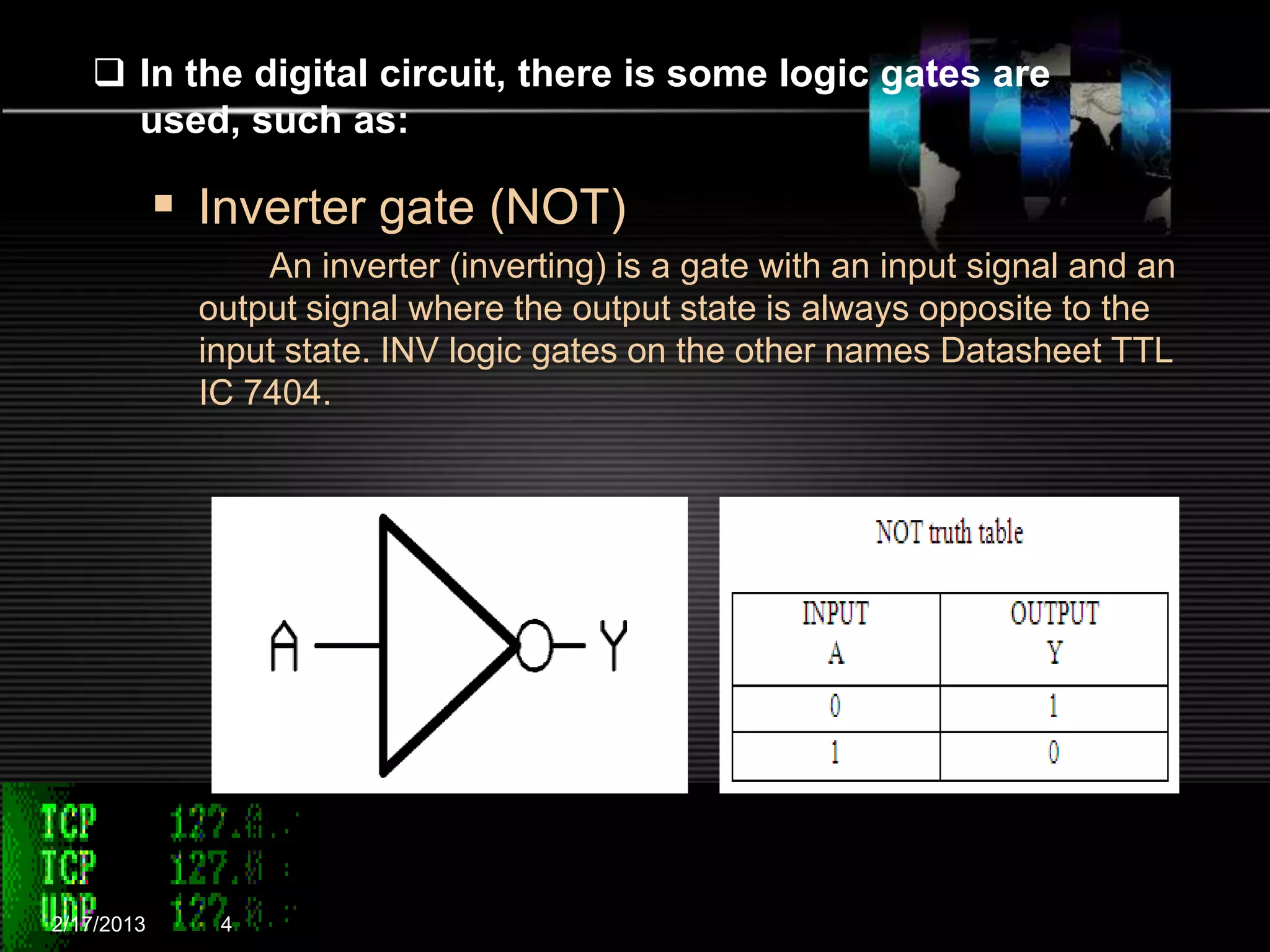 The logic gate circuit | PPTX