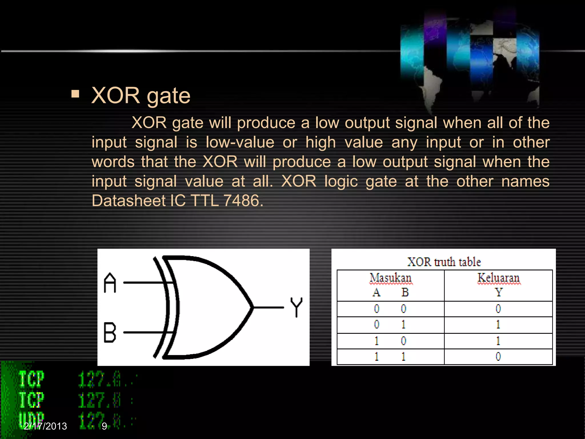 The logic gate circuit | PPTX