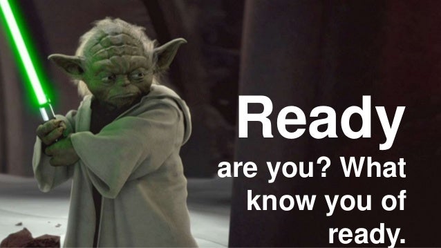 The logic of Yoda