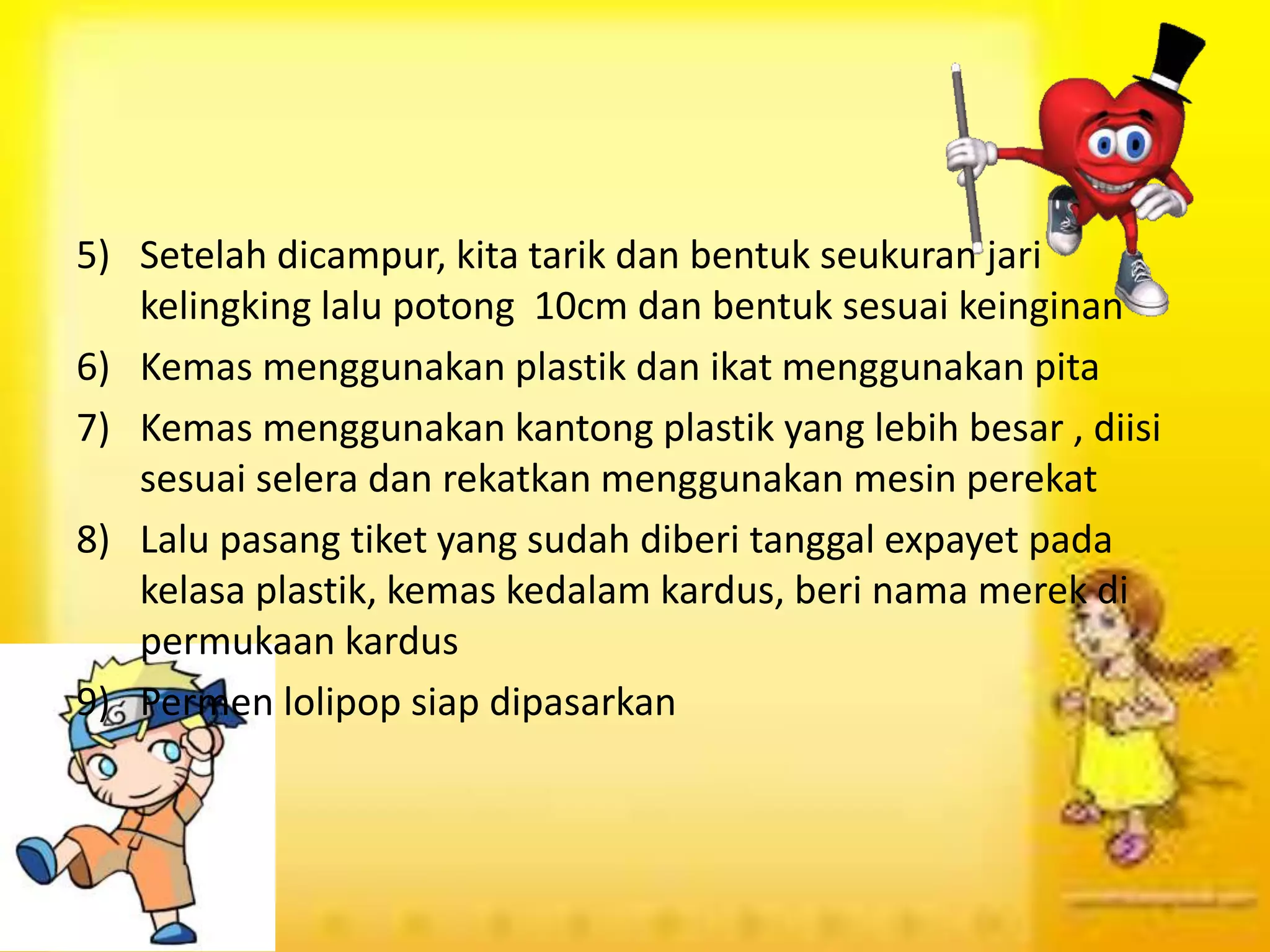 The lollipop candies | PPTX