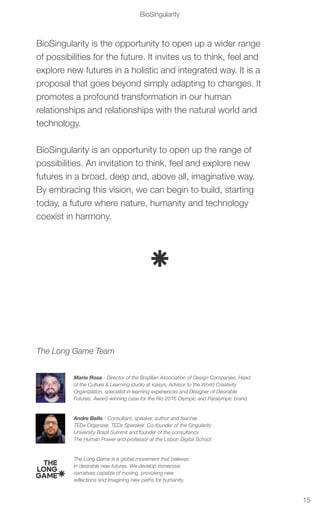 Biosingularity: Future of Natural and Tech Intelligence | PDF
