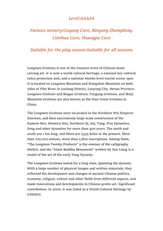 The longmen grottoes | PDF