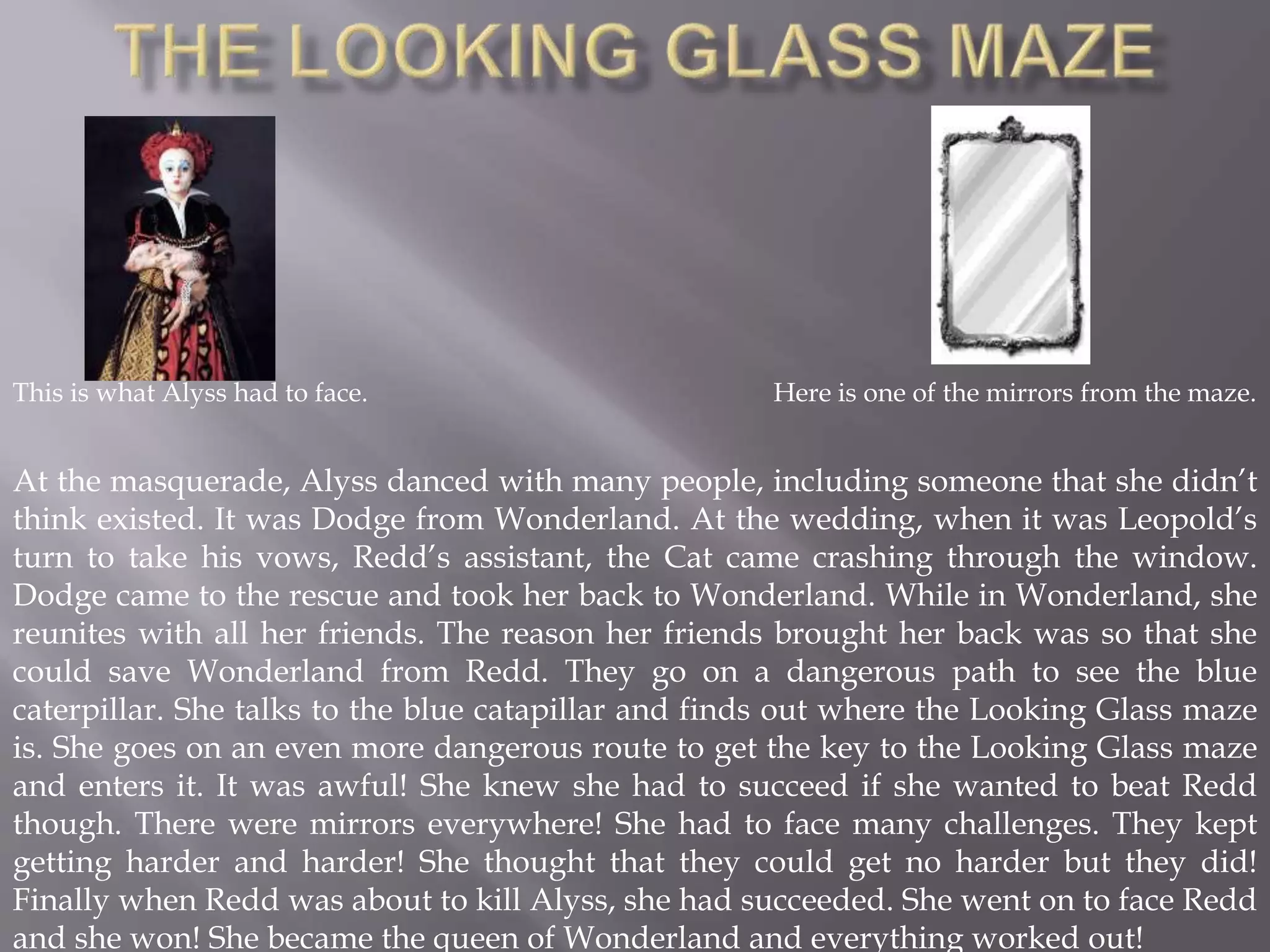 The Looking Glass Wars | PPT
