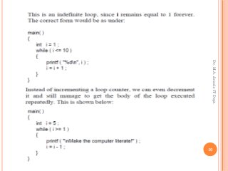 The loop control structure | PPT