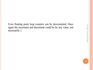 The loop control structure | PPT