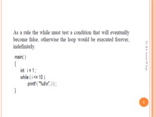 The loop control structure | PPT