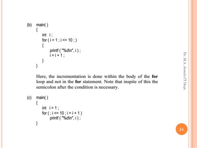 The loop control structure | PPT
