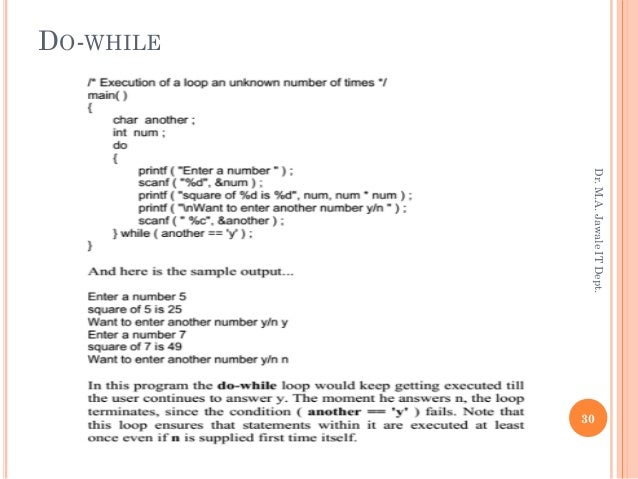 The loop control structure | PPT