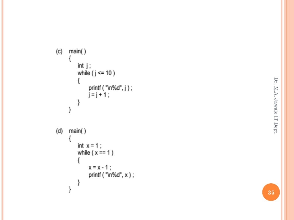 The loop control structure | PPT