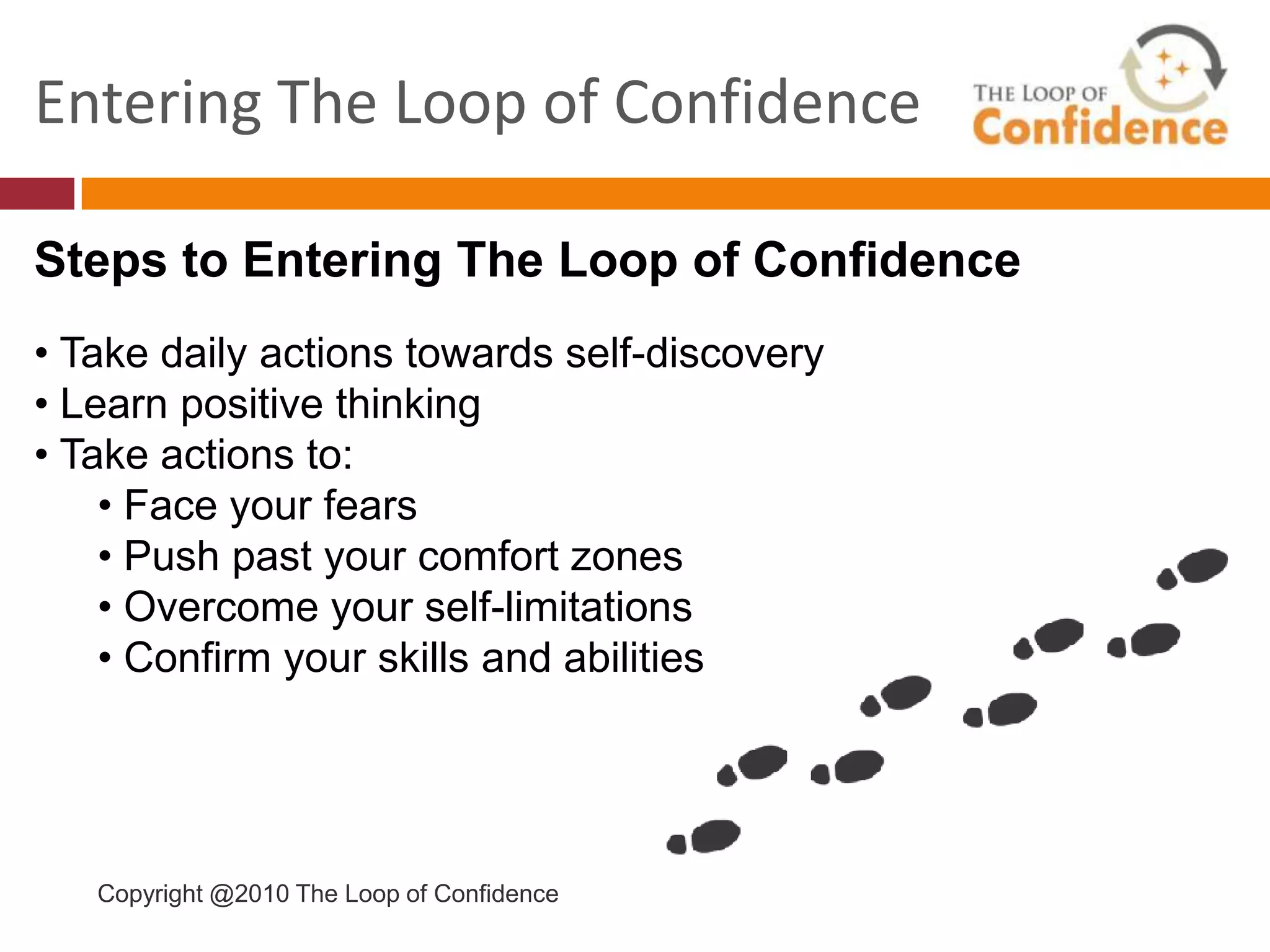 Introducing The Loop of Confidence | PPT