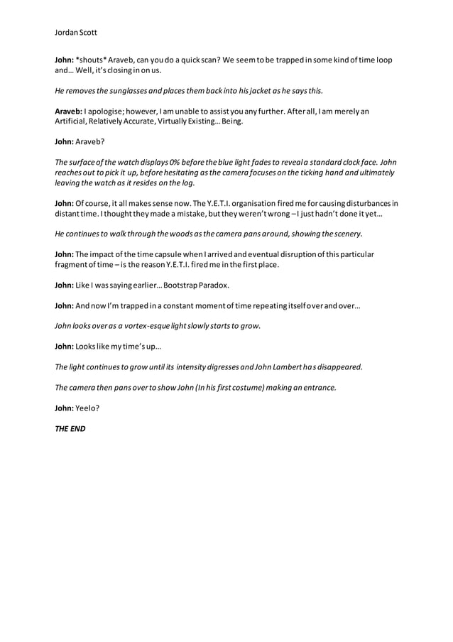 The Loop Script | DOCX