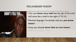 Stay Woke: Be Ready and Steady! | 1 Thessalonians 5:1-11 Bible Study | PDF