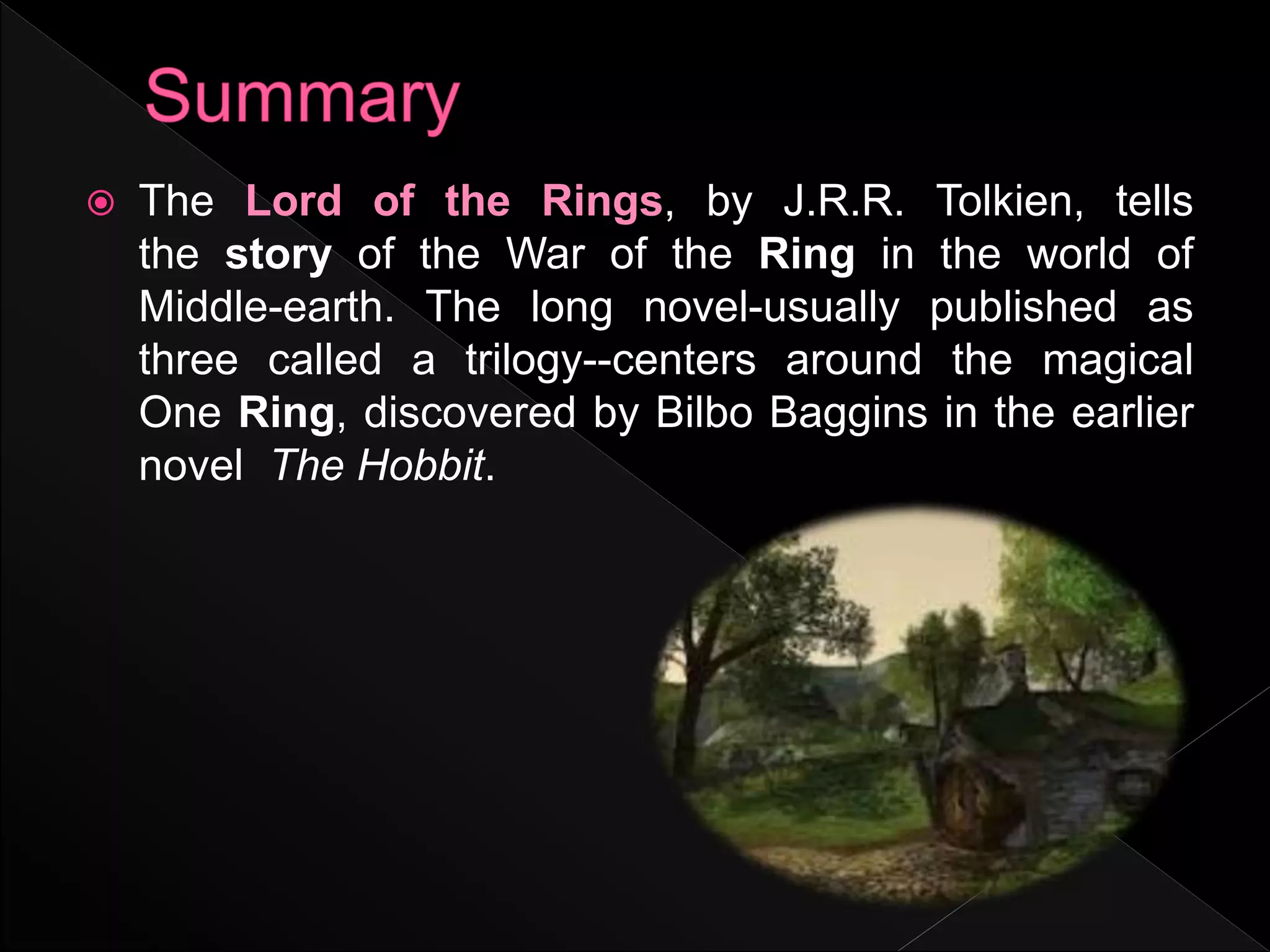 The lord of the rings | PPTX