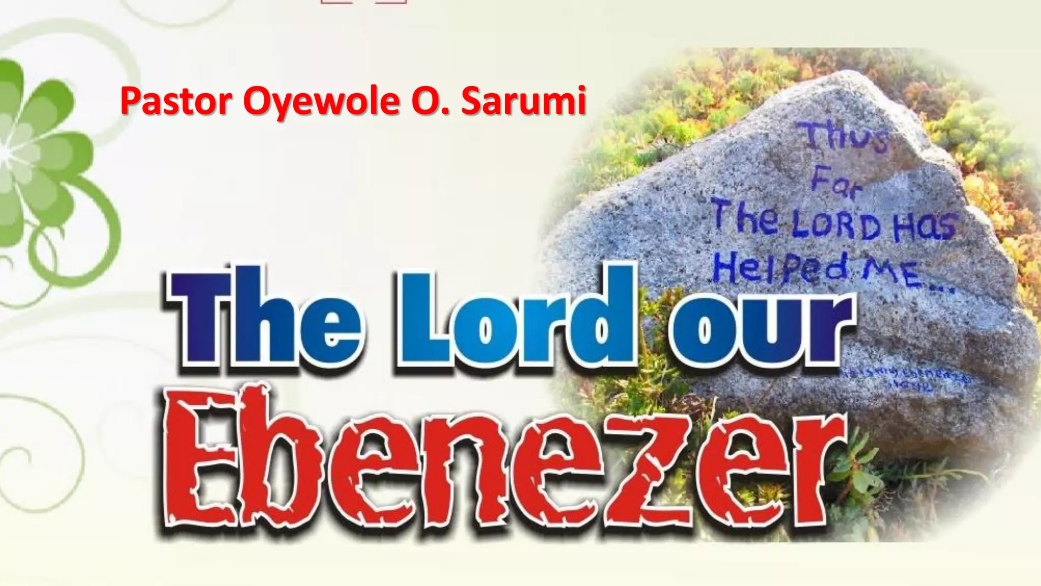 The Lord Our Ebenezer | PDF