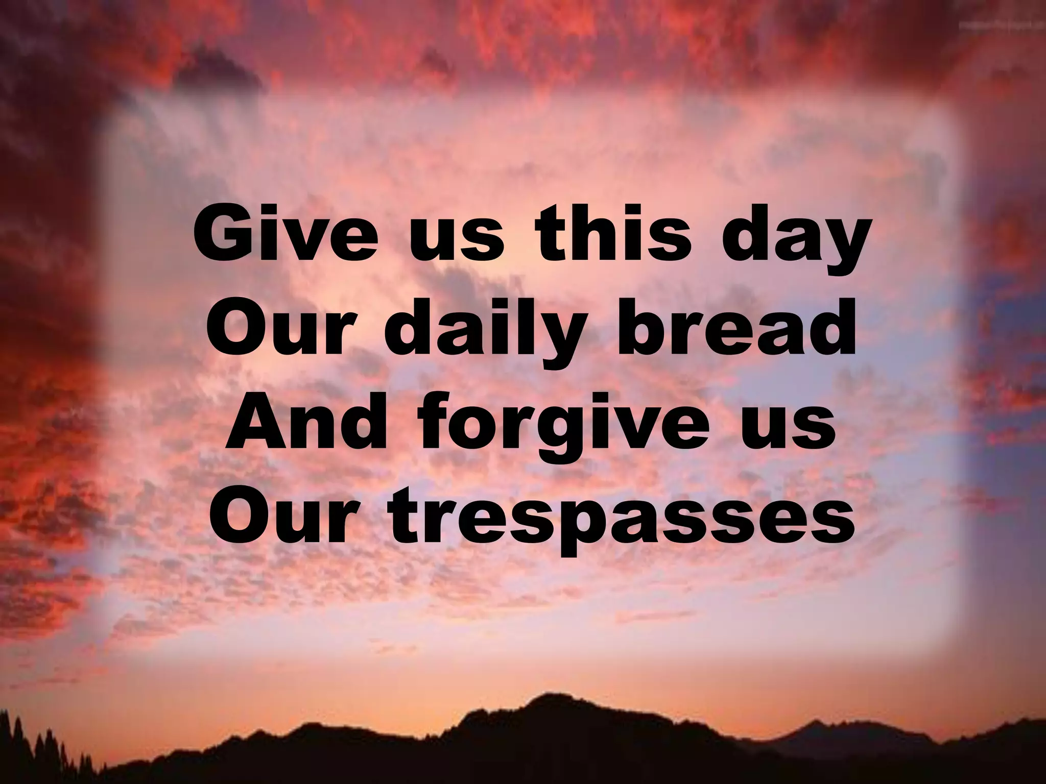 The Lords Prayer | PPTX