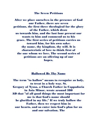 The lord's prayer | DOC