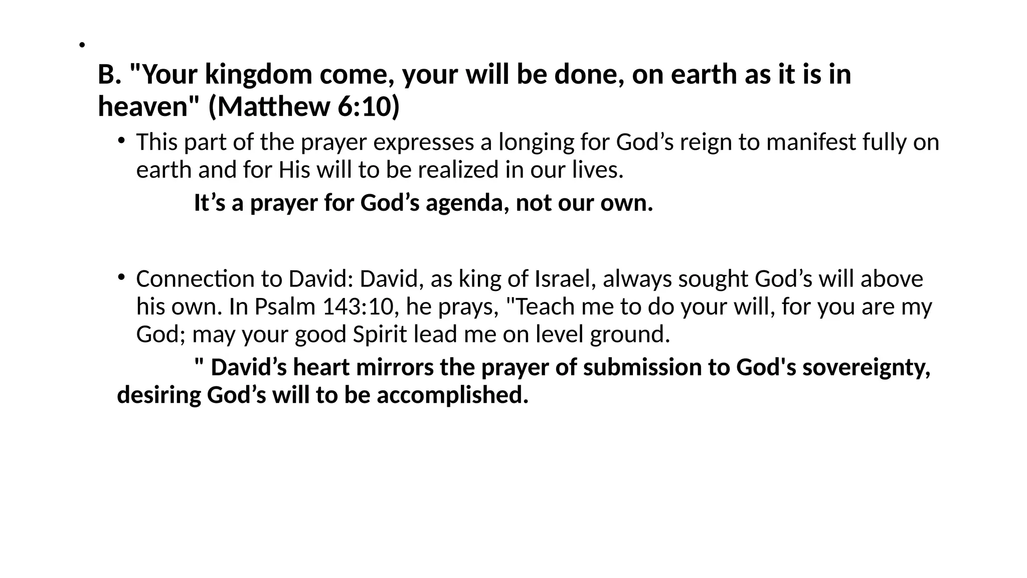 The LORD’s Prayer in connection with King David’s Model of Prayer.pptx