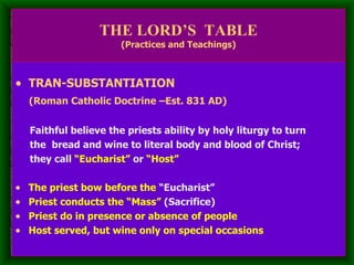 The Lord’S Table | PPT