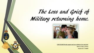 The loss and grief of military returning home | PDF