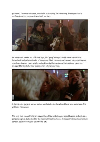 The lost boys sequence analysis | DOCX