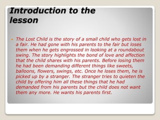 The lost child | PPT