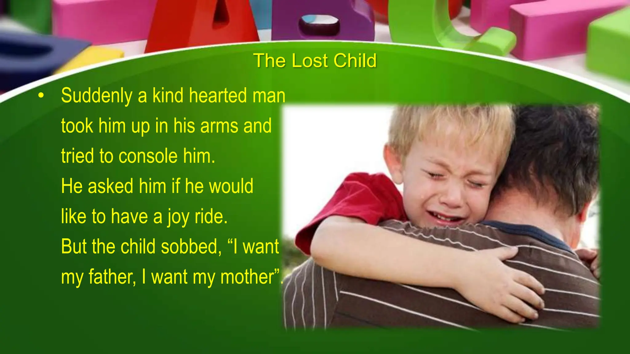THE LOST CHILD.pdf explanation para wise | PDF | Bereavement | Family ...