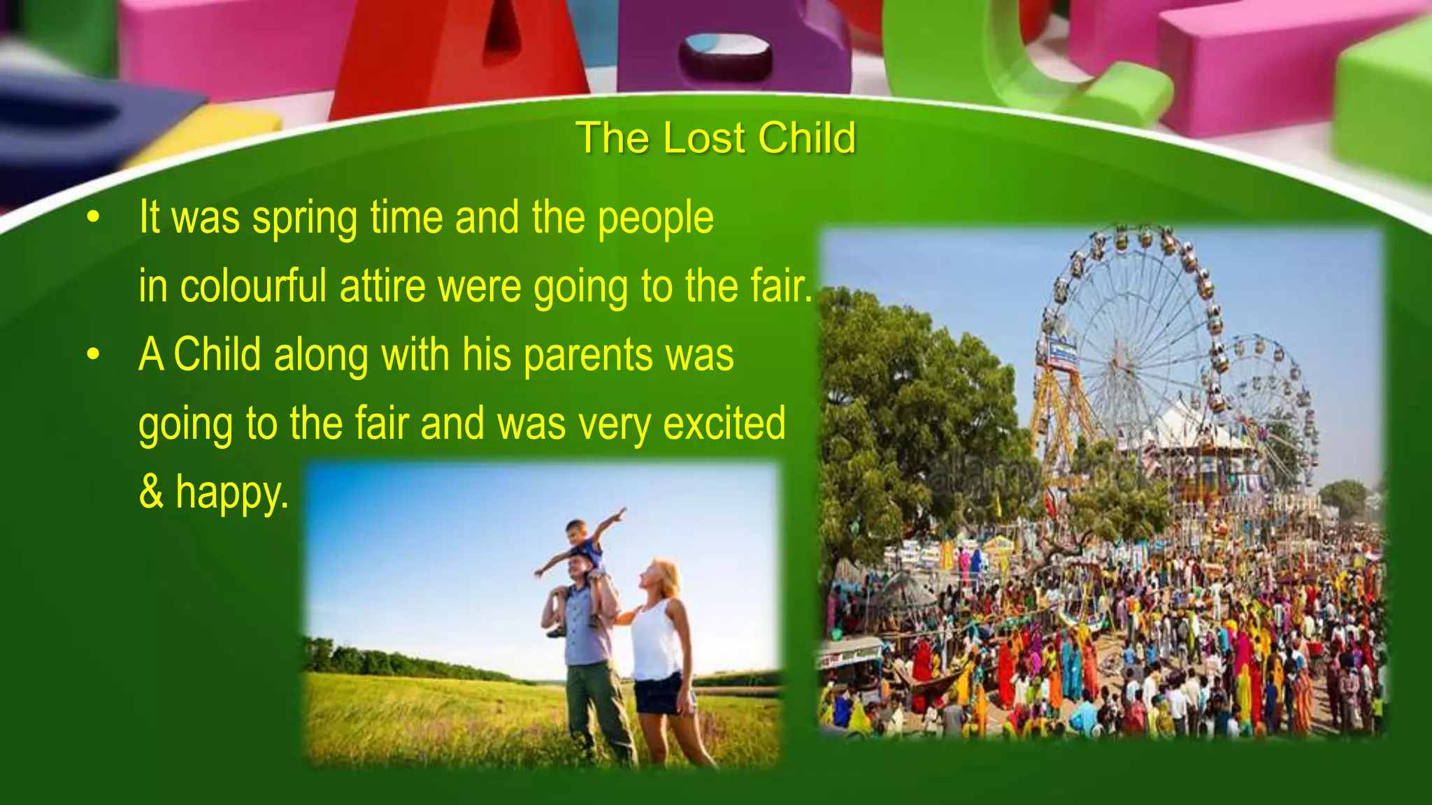 THE LOST CHILD | PPSX | Bereavement | Family and Relationships