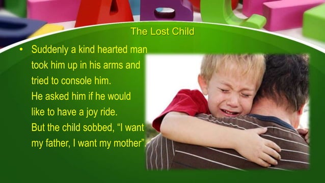 THE LOST CHILD | PPSX | Bereavement | Family and Relationships