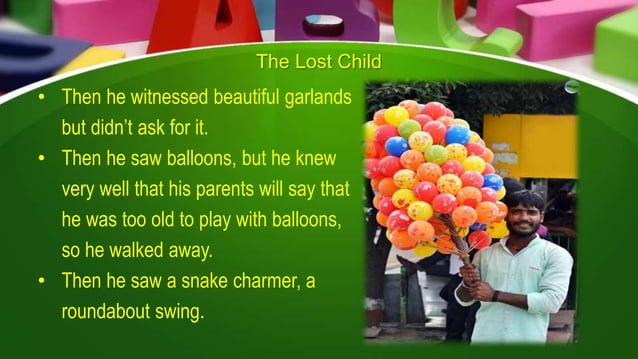 THE LOST CHILD | PPSX | Bereavement | Family and Relationships