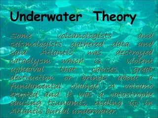 The lost city of atlantis. .. . .! | PPTX