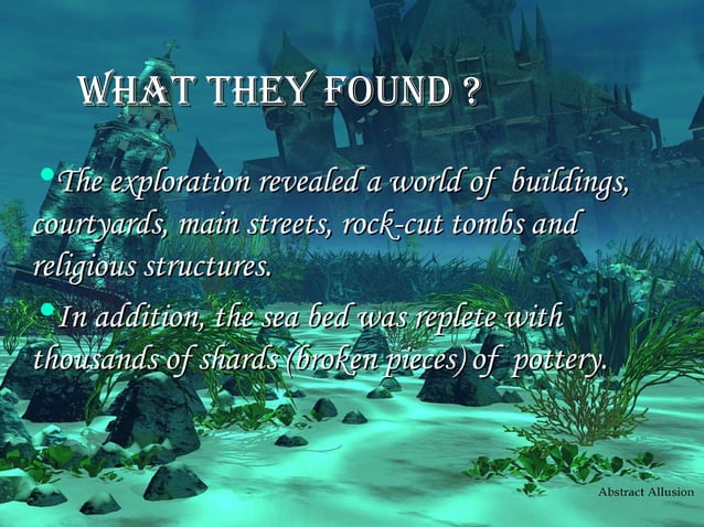 The Lost City Of Atlantis | PPT