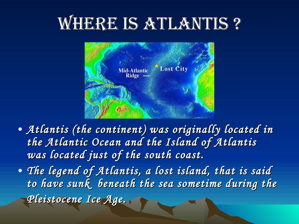 The Lost City Of Atlantis
