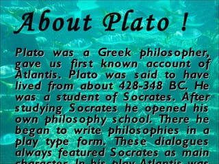 The lost city of atlantis | PPT