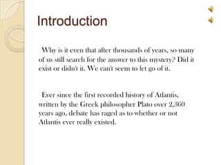 The lost city of atlantis | PPSX