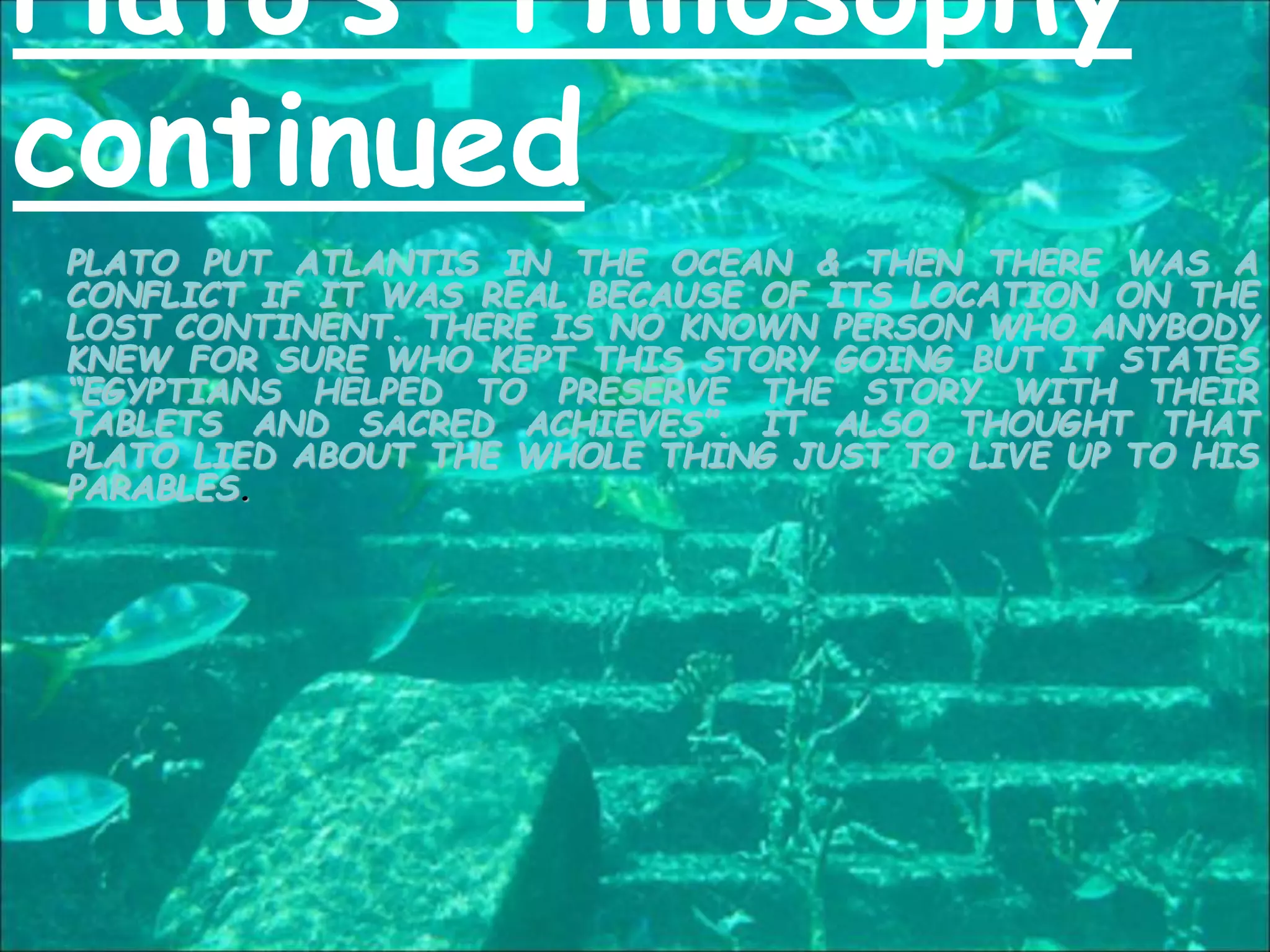 The lost city of atlantis | PPTX