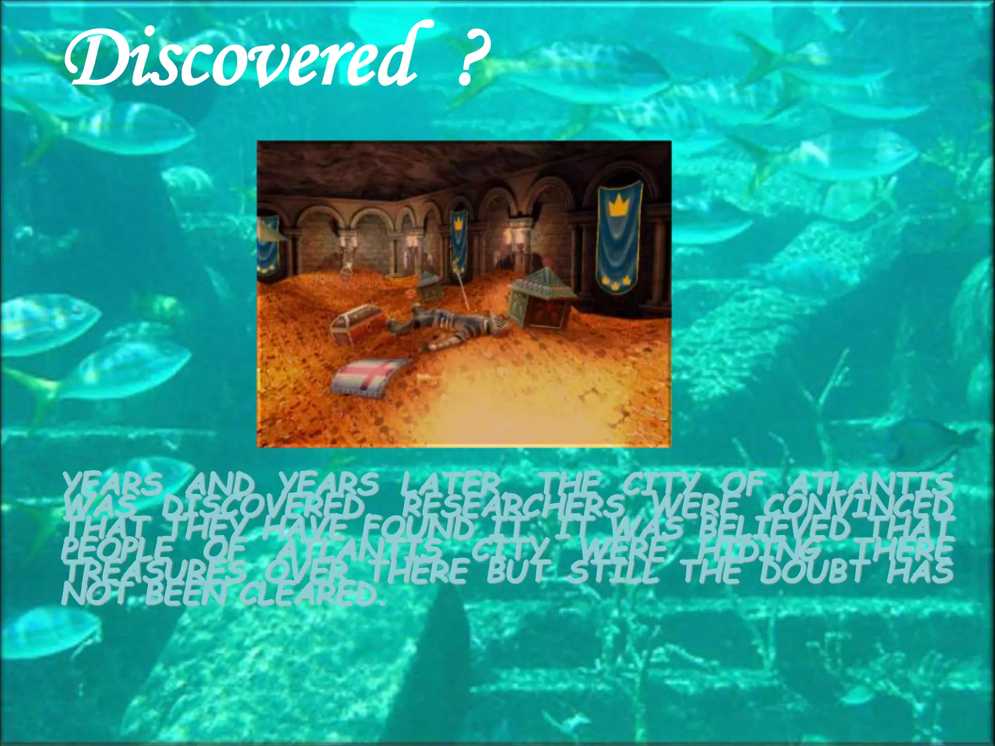 The lost city of atlantis | PPTX