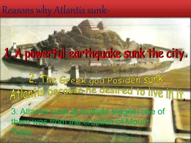 The lost city of atlantis | PPTX | Geography | Science
