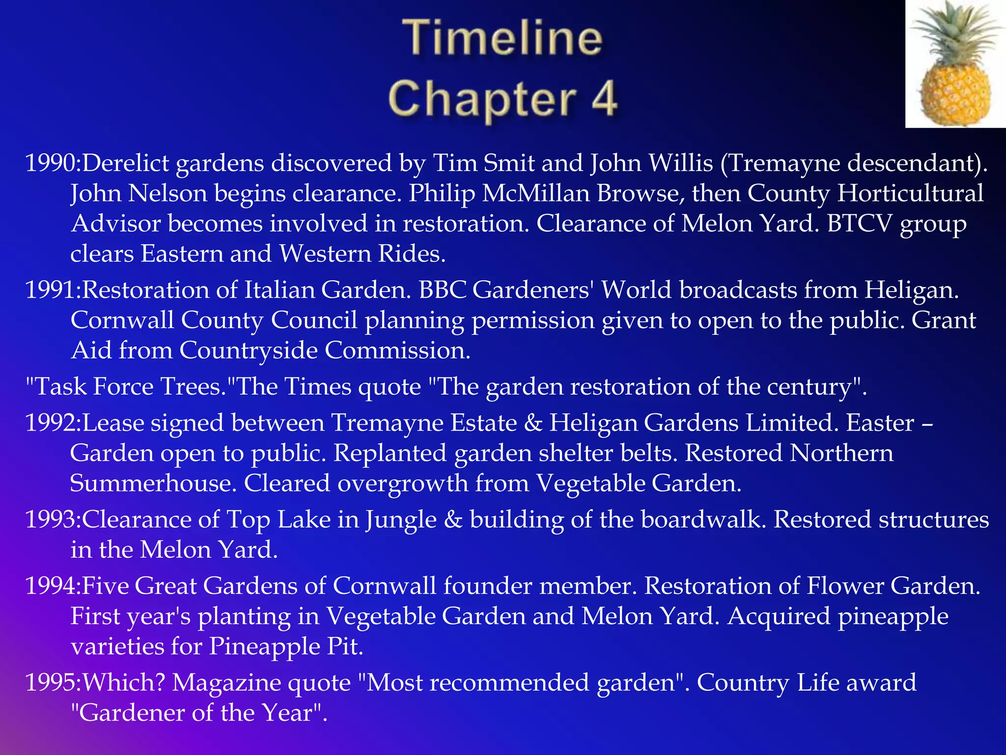 The Lost Gardens of Heligan | PPSX