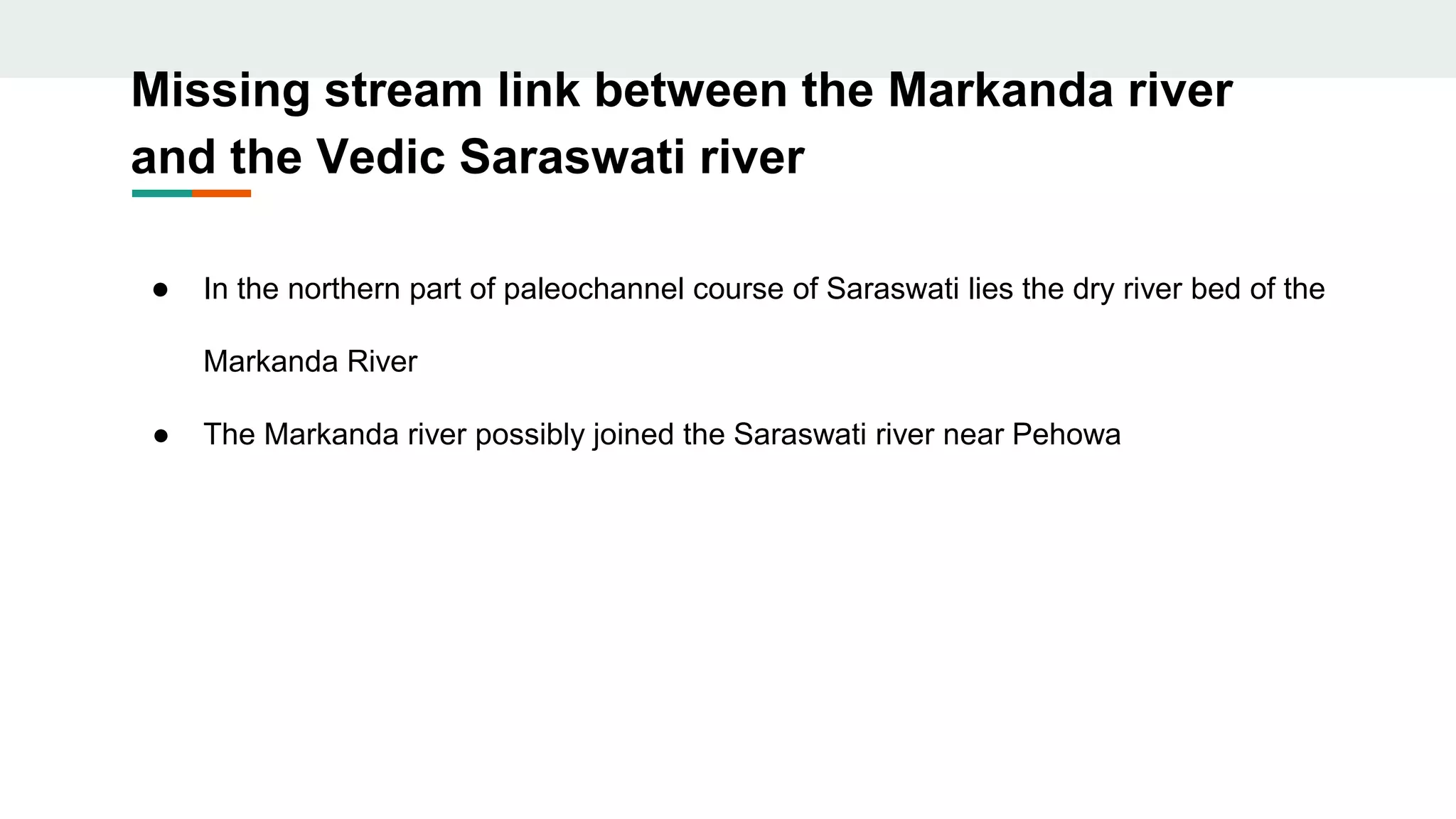 The lost river: saraswati | PPTX