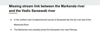 The lost river: saraswati | PPTX