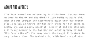 The lost woman | PPT