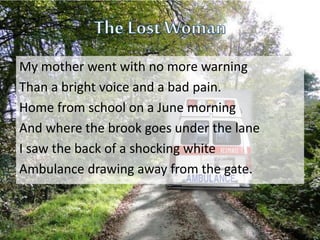 The Lost Woman | PPTX