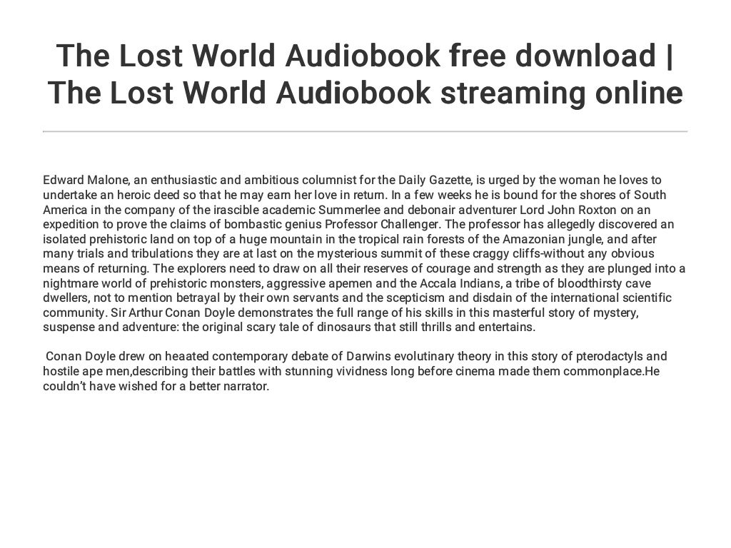 The Lost World Audiobook Free Download The Lost World Audiobook Str the-lost-world-audiobook-free-download-the-lost-world-audiobook-str