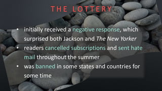 The Lottery Literary Report | PPTX