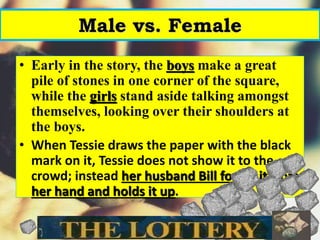 The lottery by Shirley Jackson | PPTX