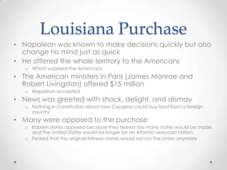 The Louisiana Purchase | PPT