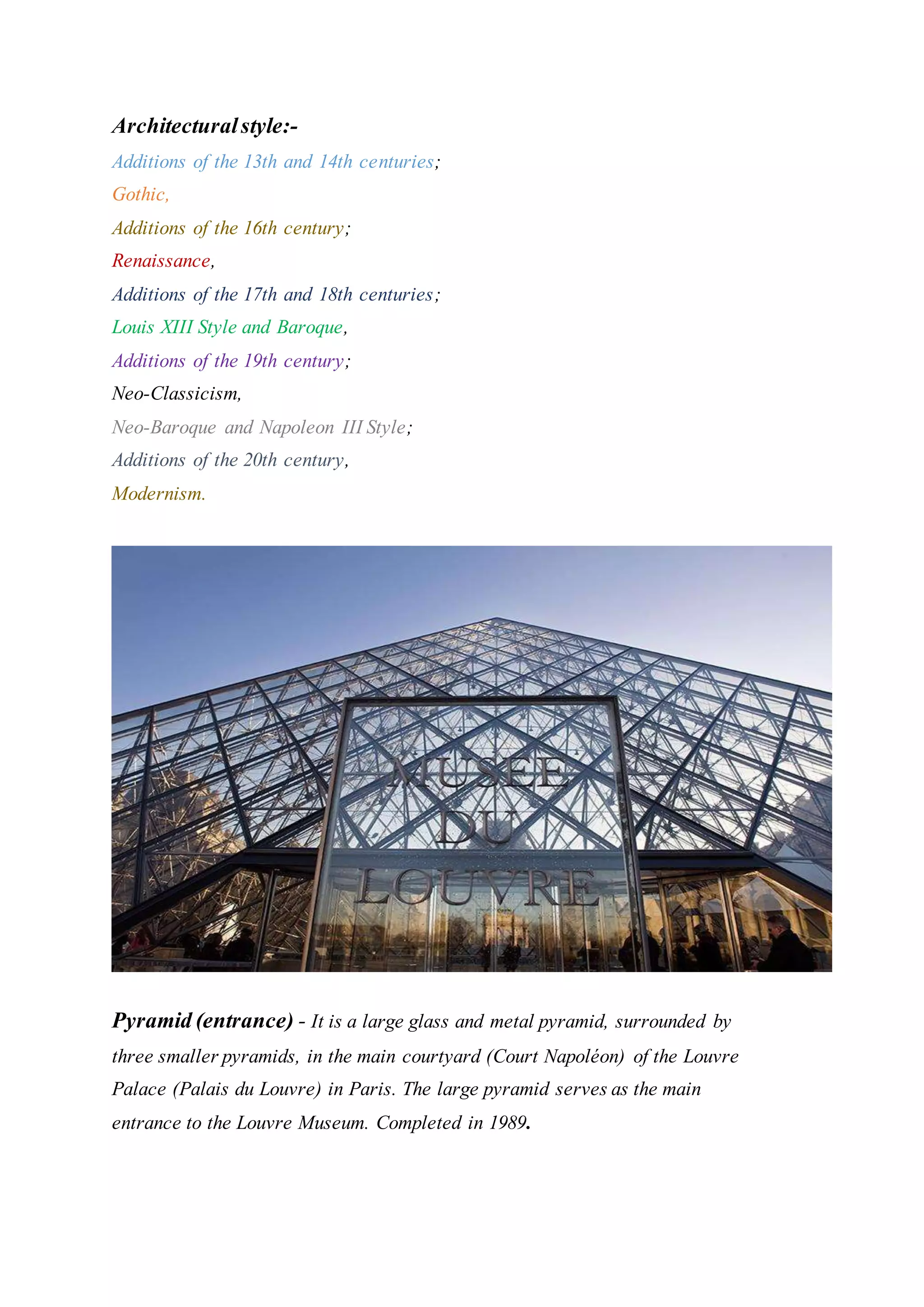The louvre museum | DOCX